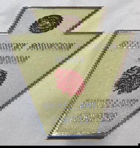 Aaca Allegheny Mountain Region Car Club Radiator Emblem Badge