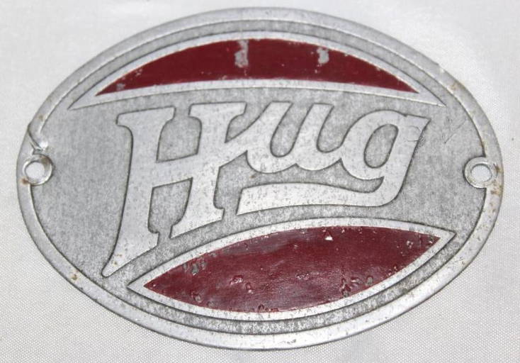 1932 1936 Hug Truck Radiator Emblem Badge