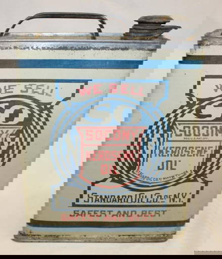 Socony Kerosene One Gallon Oil Can