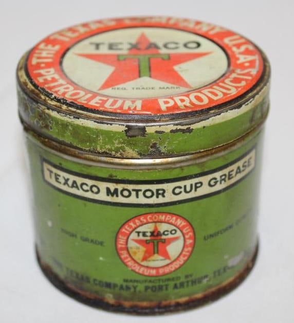 Texaco Port Arthur One Lb Grease Can Auction
