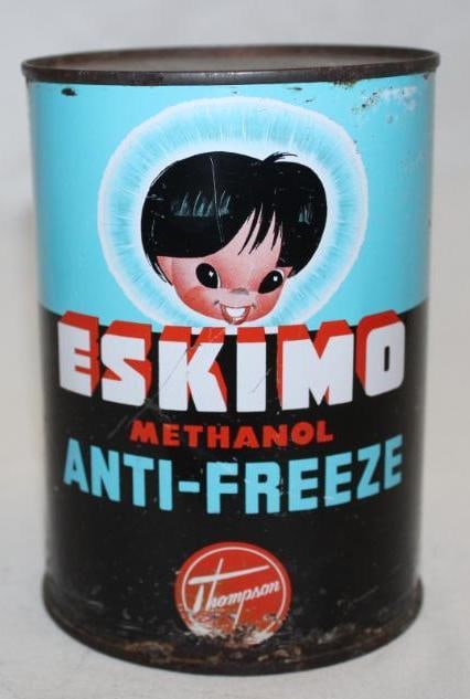 Eskimo Antifreeze Metal 1 Quart Motor Oil Can Auction
