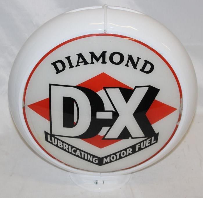 Diamond Dx Lubricating Motor Fuel Gas Pump Globe Lens Auction