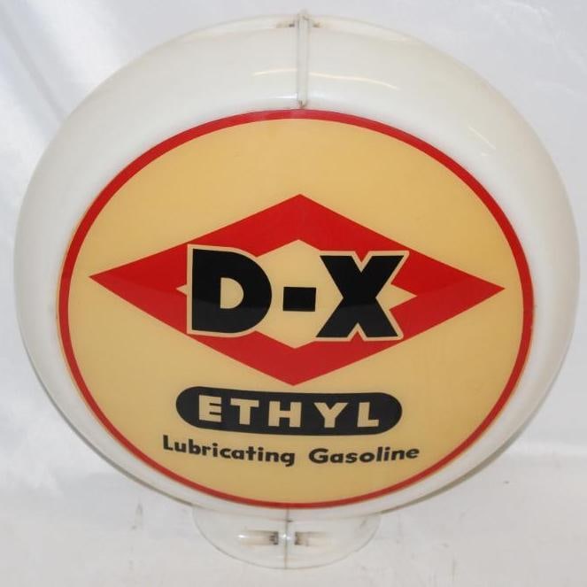Dx Ethyl Lubricating Gasoline Gas Pump Globe Lens Auction