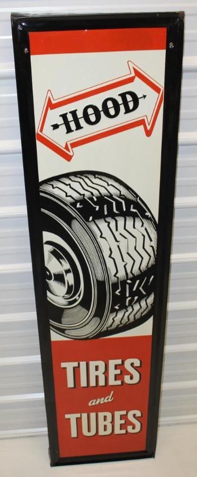 Hood Tires And Tubes Graphic Vertical Sign Sst Auction