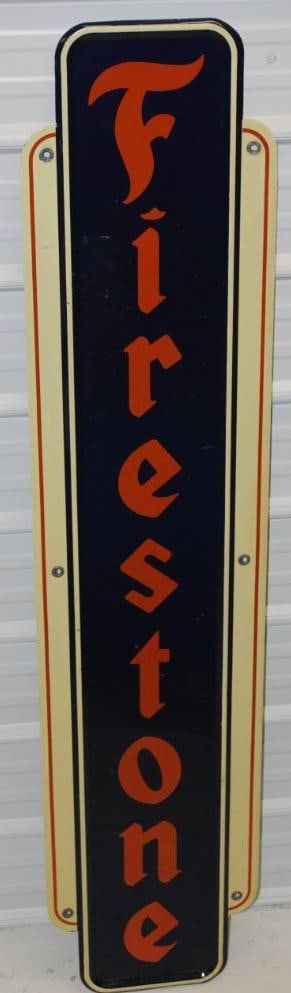 Firestone Tires Vertical Tire Sign Sst Auction