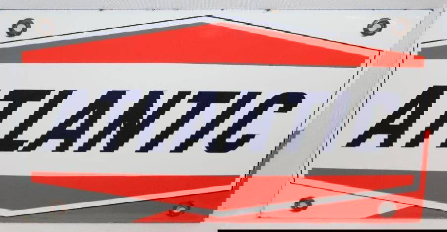 Atlantic Refining Porcelain Gas Pump Plate Sign Ssp Auction