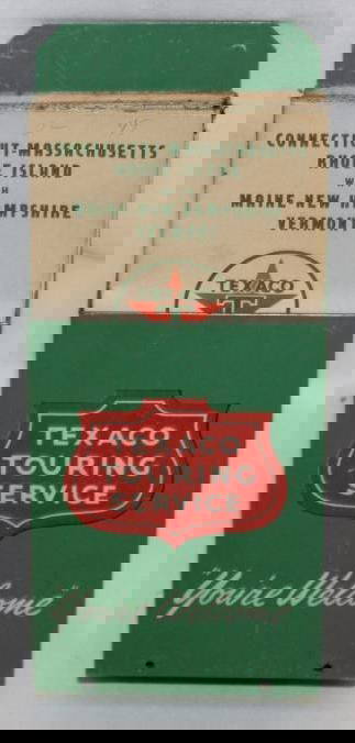 Texaco Touring Service "you're Welcome" Map Rack Holder Display With 15 ...