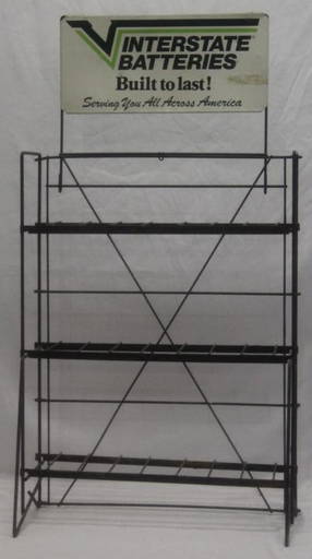 Interstate Batteries Advertising Display Rack