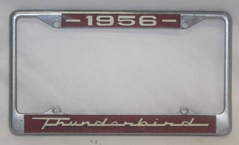 1956 Ford Thunderbird License Plate Frame