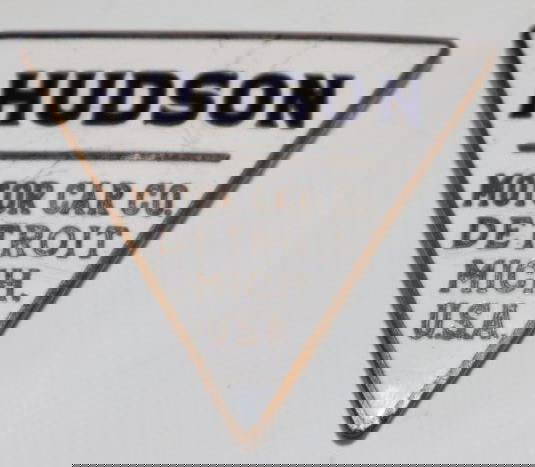 1918-1926 Hudson Motor Car Co Radiator Emblem Badge Auction