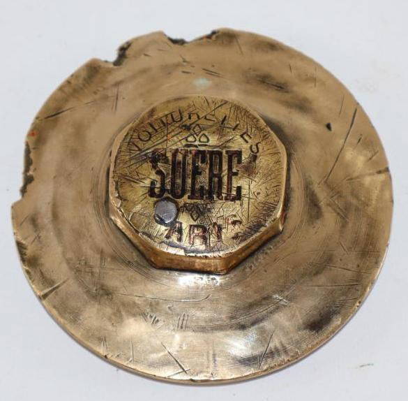 Suere Brass Automobile Threaded Hubcap Auction