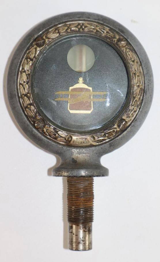 1920's Boyce Packard Moto Meter W/ Airplane Auction