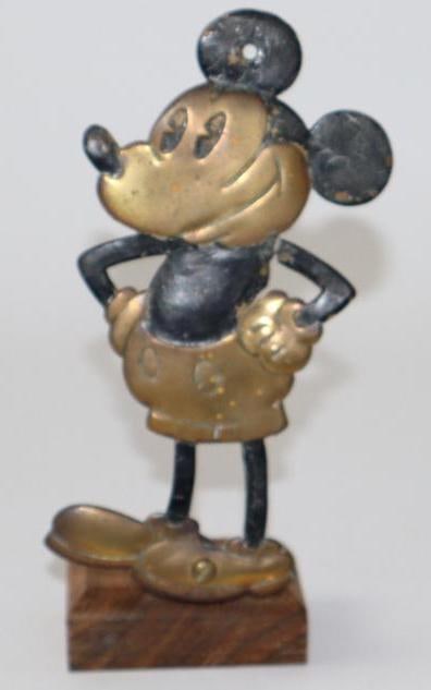 Brass Mickey Mouse Radiator Mascot Hood Ornament Auction