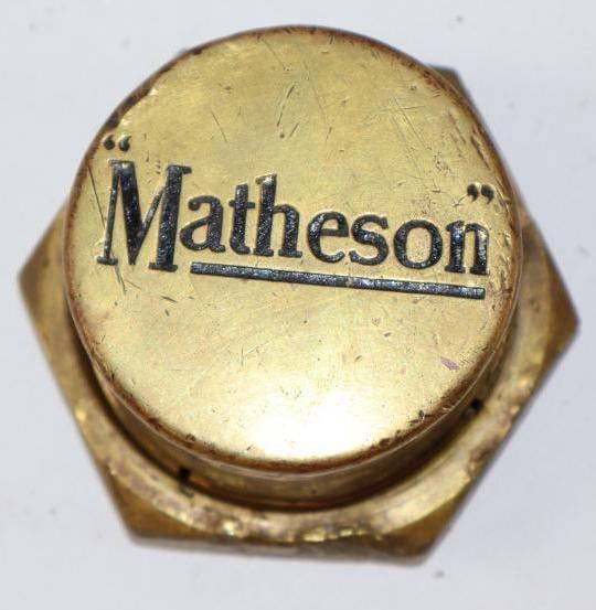 Matheson Brass Automobile Threaded Hubcap Auction