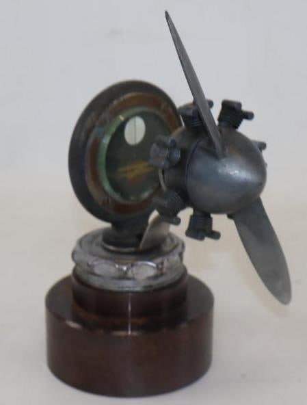 Packard Motor Car Co Moto-meter With Radial Engine Hood Ornament Auction