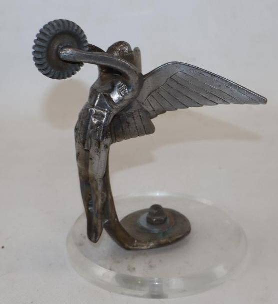 1927-1928 Isotta Fraschini Winged God Automobile Radiator Mascot Hood ...