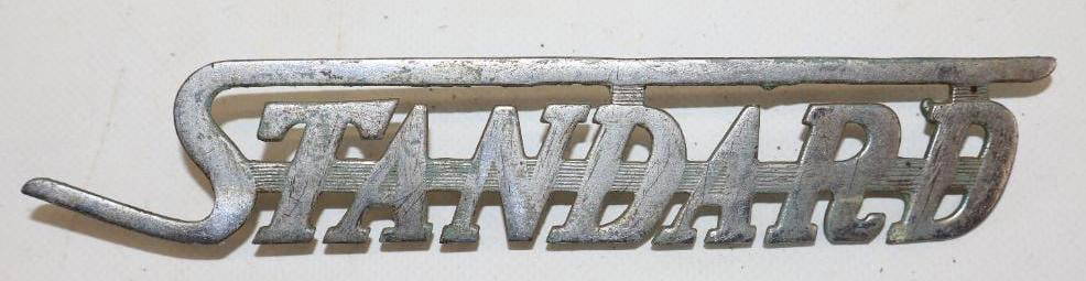 Standard Motor Car Co Radiator Emblem Script Auction