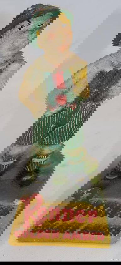 Renner Golden Amber Chalkware Advertising Display Auction