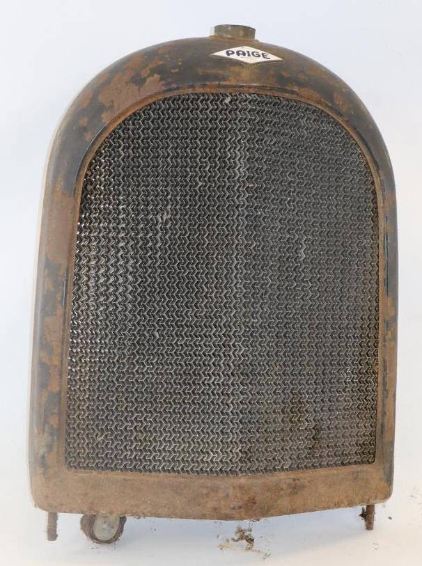 1919-27 Paige Radiator Shell W/ Emblem And Honeycomb Auction