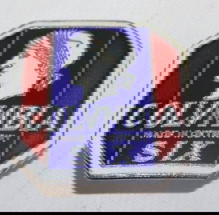 1918-24 Cloisonne Columbia Six Motor Car Co. Radiator Emblem Badge Auction