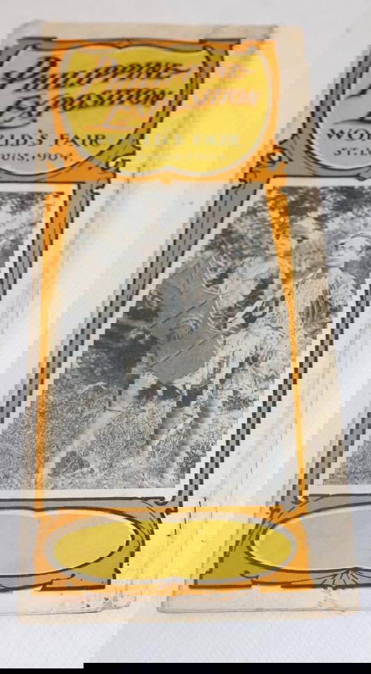 1904 Worlds Fair St. Louis Philippine Exposition Pamphlet Brochure Auction