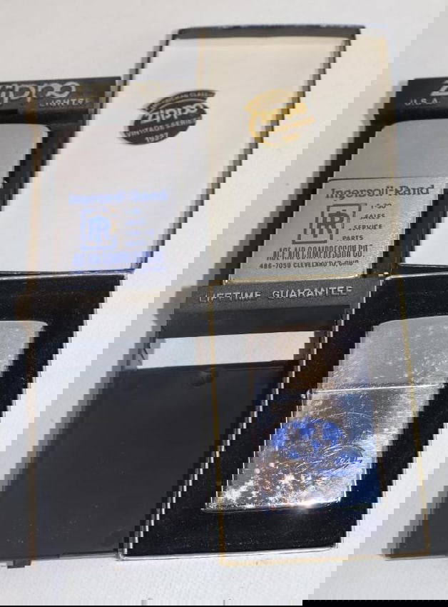 Group Of 2 Zippo Advertising Lighters In Original Boxes Auction