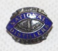 National Distillers Cloisonne Pin Back Badge Auction