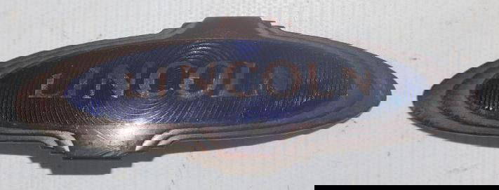 1932-34 Lincoln Model Kb Cloisonne Automobile Radiator Emblem Badge Auction