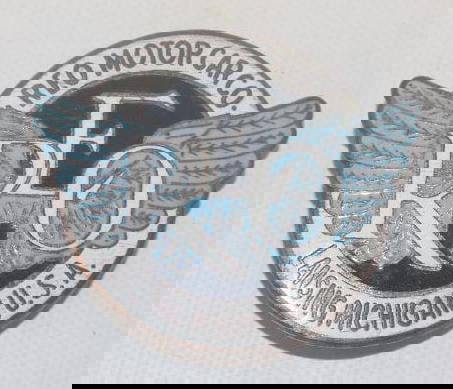 1920 - 1926 Reo Lansing Mi Radiator Emblem Badge Auction