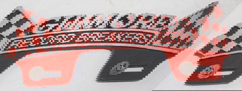 Gilmore Record Brakers Embossed License Plate Topper Auction