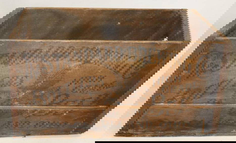 The Standard Brewing Company Of Cleveland Ohio 24 Bottle Wooden ...