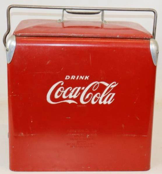 Drink Coca Cola Action Mfg Co. Inc. Advertising 12 Pack Cooler Auction