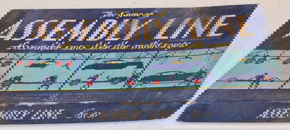 The Game Assembly Line By Selchoiv & Righter Co. Board Game In Original ...