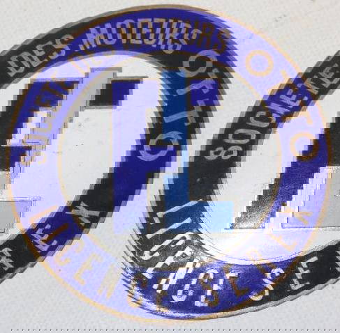 Fl Otto Engine Cloisonne Radiator Emblem Badge Auction