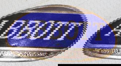 1916-1918 Cloisonne Abbott Radiator Emblem Badge Auction