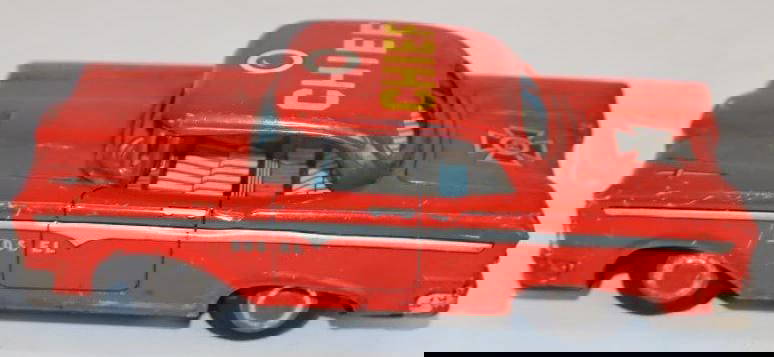 1950's Ford Edsel Fire Chief Tin Litho Friction Car Auction