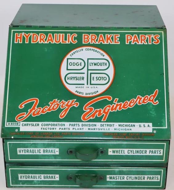 Chrysler Hydraulic Brake Parts Countertop Advertising Display - Jun 21 ...