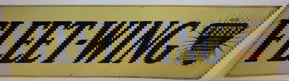 Fleetwing Ethyl Embossed Sst Tin Tacker Sign - Jun 21, 2025 | Check The ...