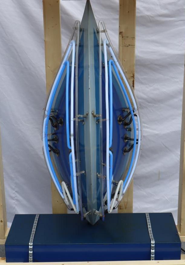 American Oil Company Amoco Natural Gas Plant Neon Porcelain Flame Sign ...