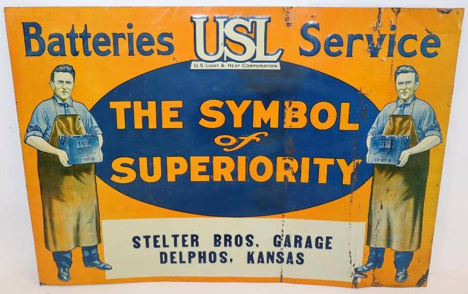 Graphic Usl Battery Service "the Symbol Of Superiority" Embossed Sst ...