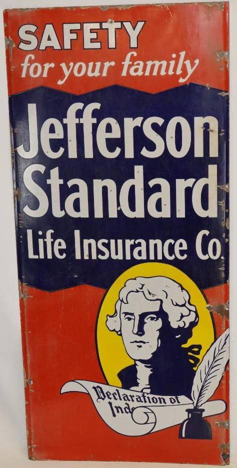 Jefferson Standard Life Insurance Ssp Roadside Lighthouse Sign Auction