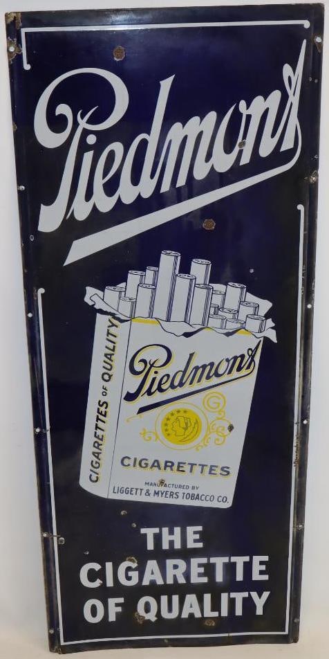 Piedmont Cigarettes Ssp Porcelain Roadside Lighthouse Sign - Jun 21 ...