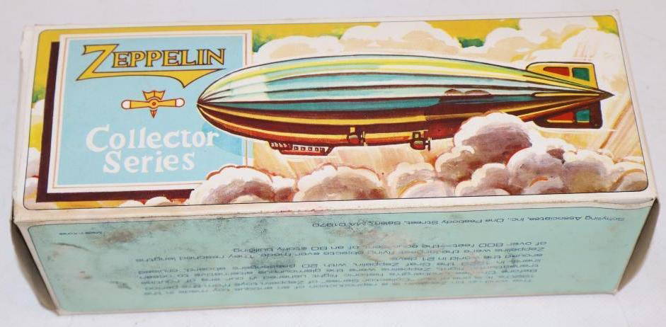 Tin Litho Zepplin Wind Up Toy In Original Box Auction