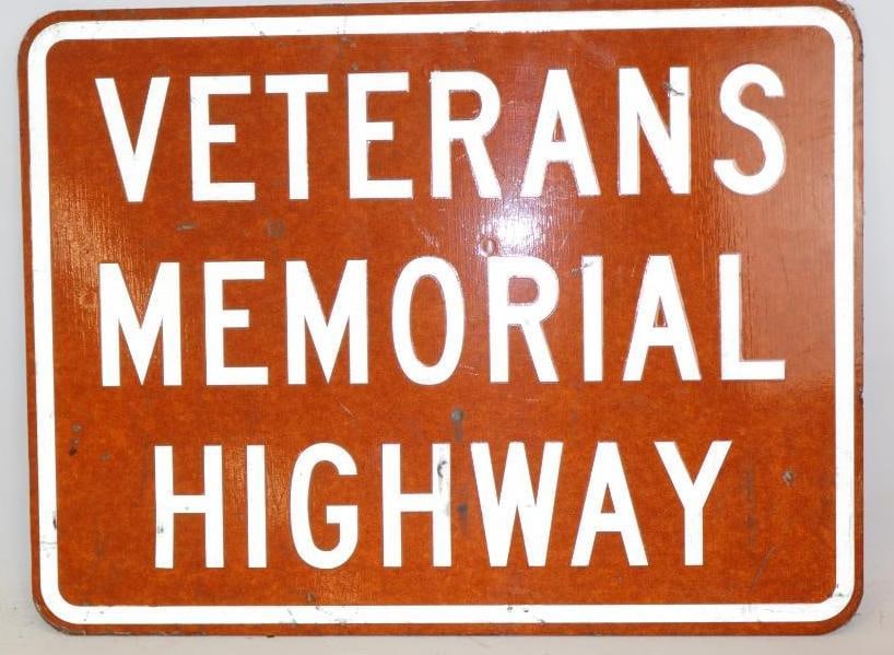 Veterans Memorial Highway Heavy Aluminum Street Sign - Jul 13, 2025 ...