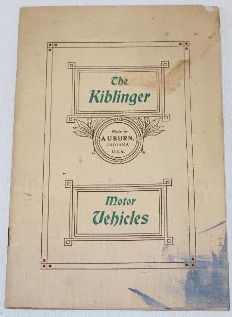 1910's The Kiblinger Motor Cars Dealership Brochure Book - Jul 27, 2025 ...
