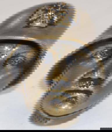 1937 Wwii German Soldier By Boubille Bronze Radiator Mascot Hood ...