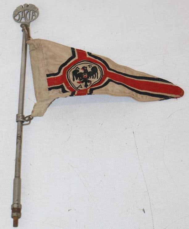 1940's German Automobile Club Automobile Third Reich Pennant Auction