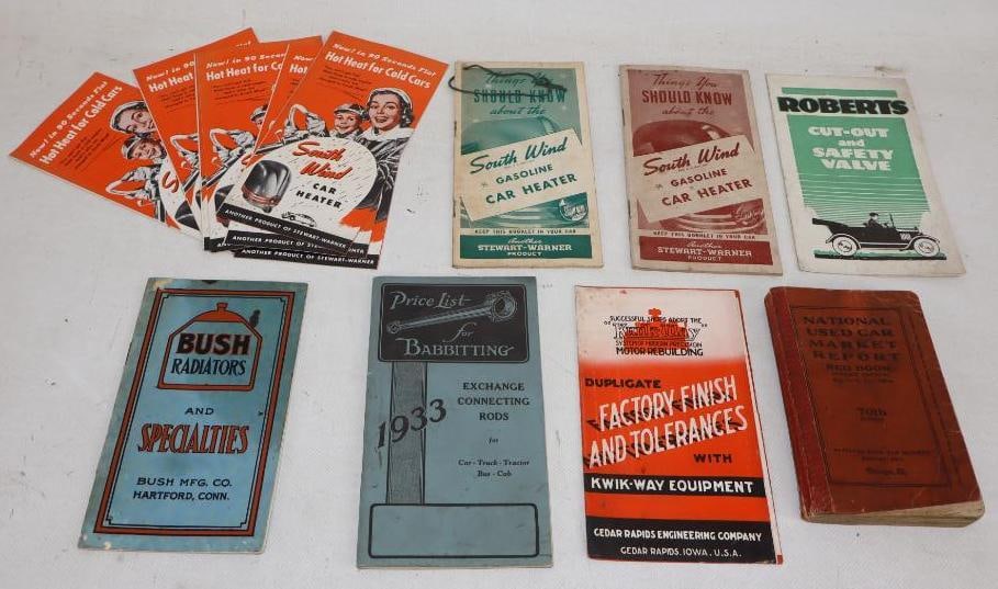 1920's & 1930's Car Heater Bush Radiator And Babbitting Brochures - Jul ...