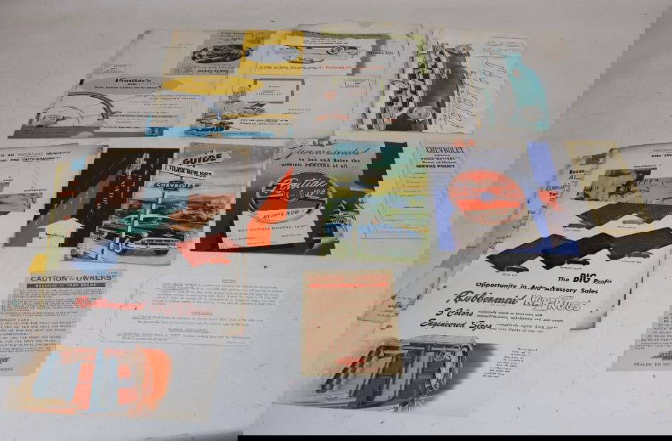 Large Group Of Pontiac And Chevrolet Mailer Advertisements And ...