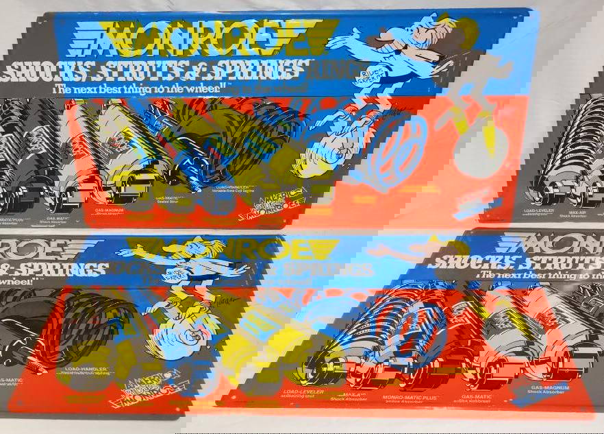 Group Of 2 1980's Monroe Shocks, Struts, And Springs Embossed ...